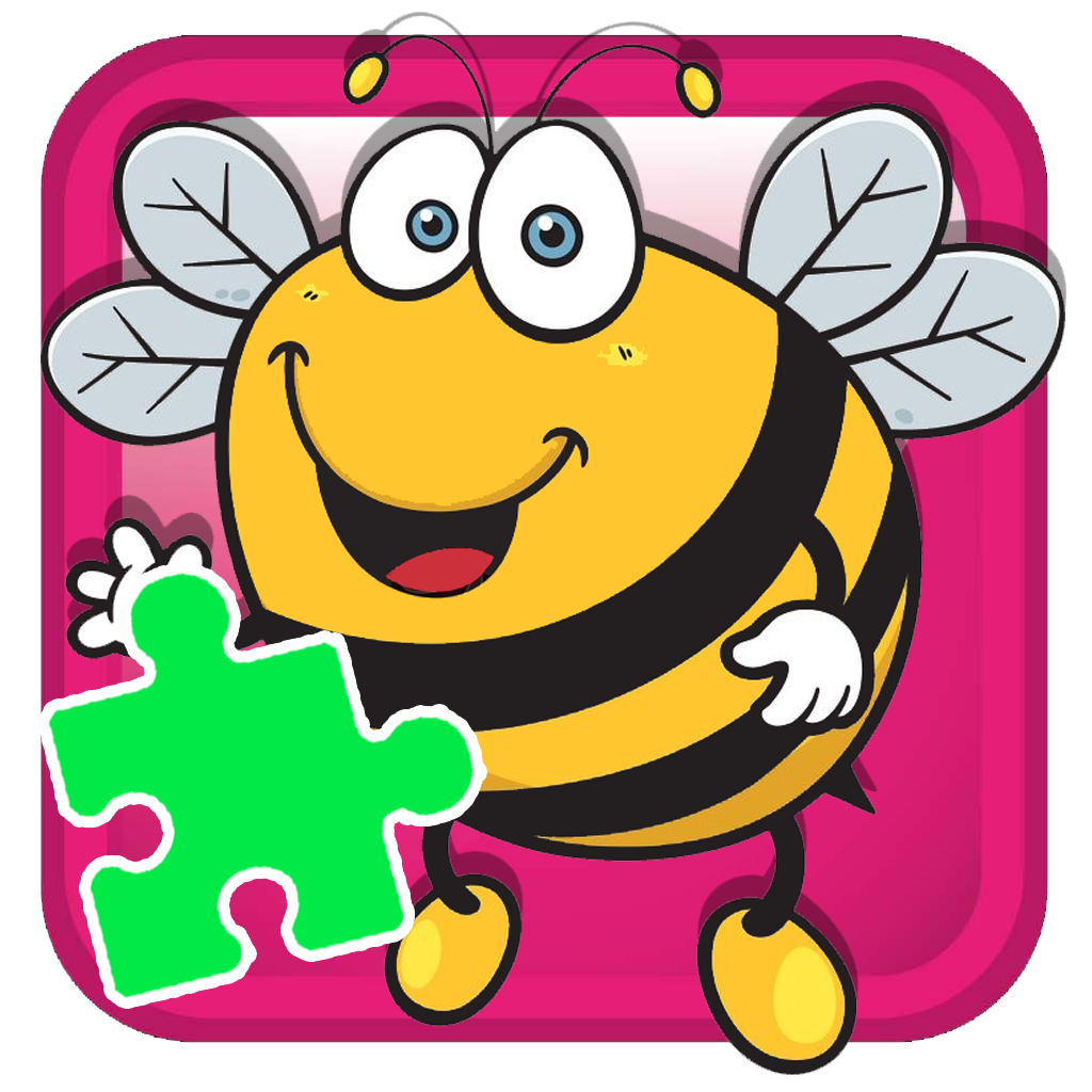 Bee jigsaw Puzzles Games For Kids Edition