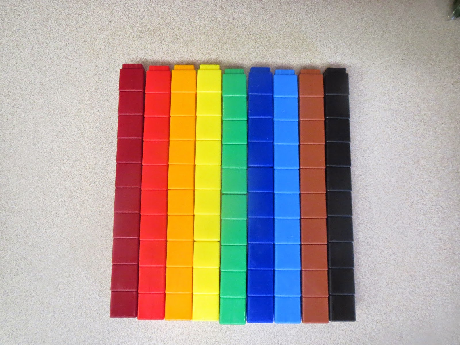 The Tomlinsons: Manic Monday: Unifix Cubes