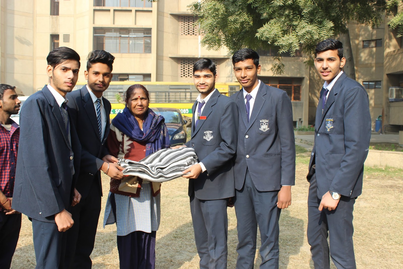 CRPF PUBLIC SCHOOL, ROHINI: Sewa Project: Students of class 11 A & B