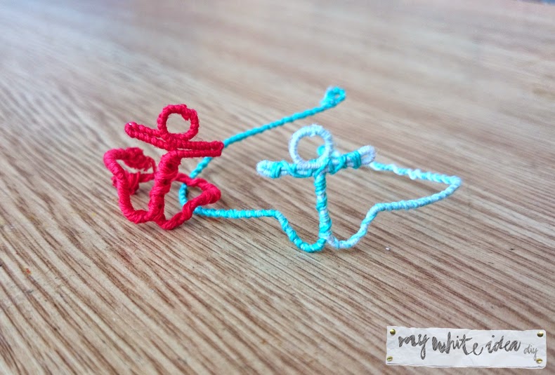 ANCHOR BRACELET & RING DIY | MY WHITE IDEA DIY