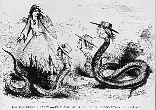 In American History: Copperheads