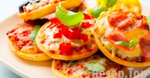 Resep dan Cara Membuat Pizza Mini Sederhana Ala Rumahan