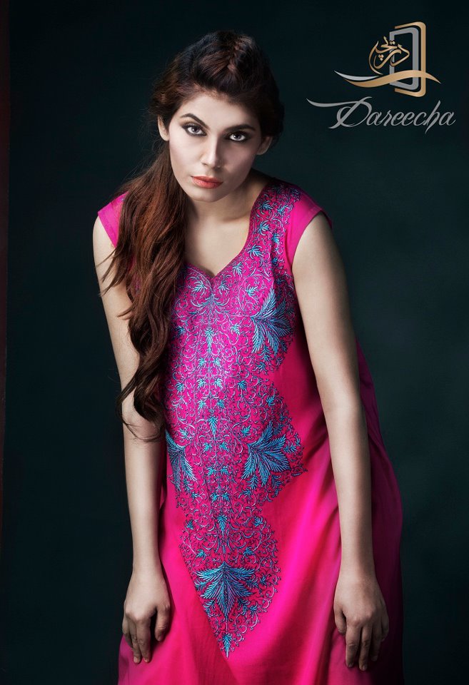 New Neckline Range | Embroidered Collection by Dareecha | Kashmiri ...