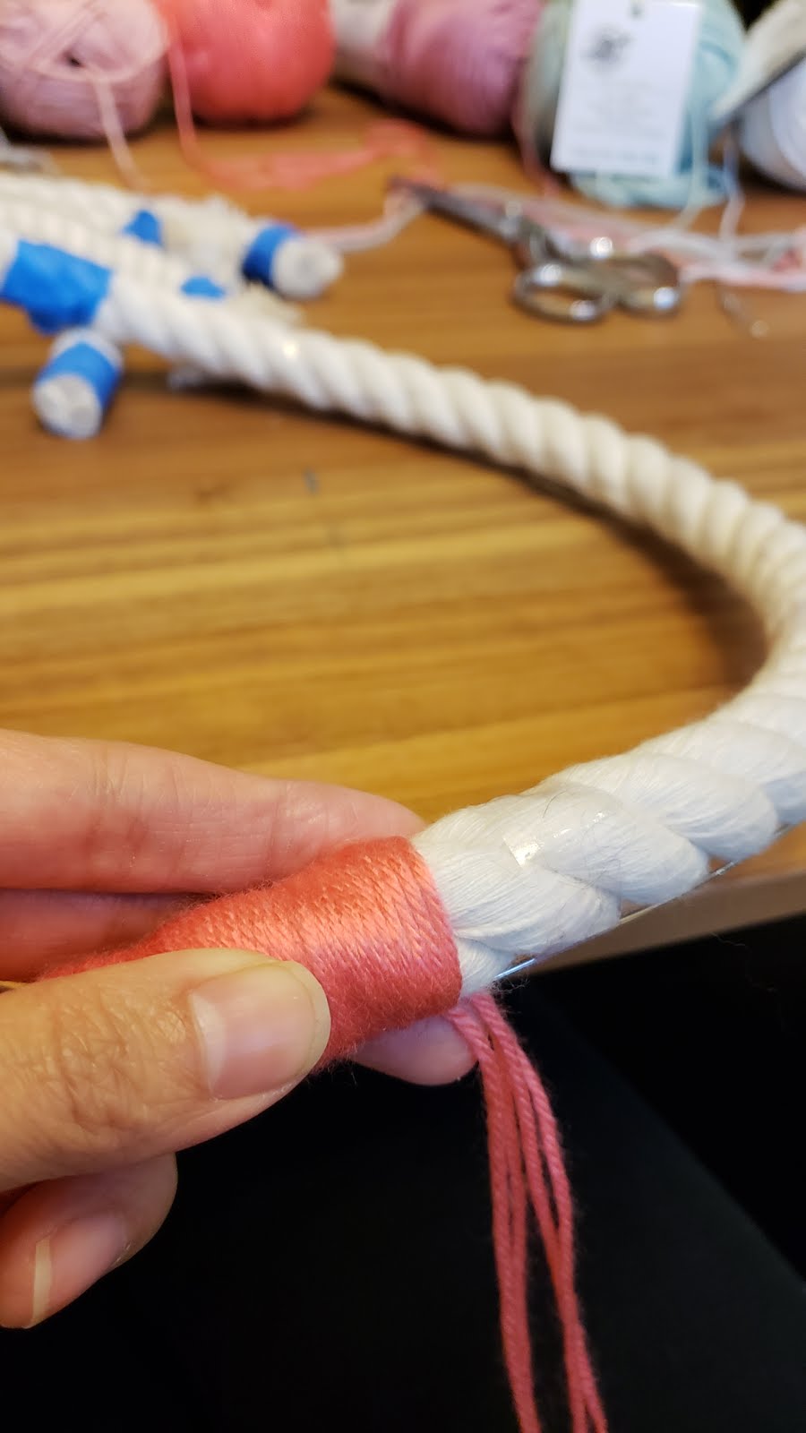 Rainbow Rope Wall Hanging