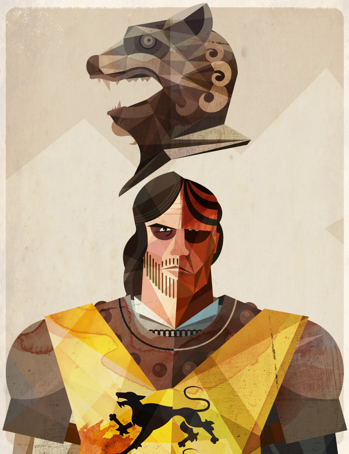 Great illustrations of The Hound & The Lightning Lord [ASoS Spoiler ...