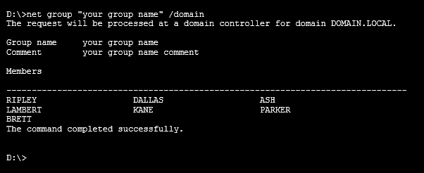Michael's TechBlog: List the members of an Active Directory group