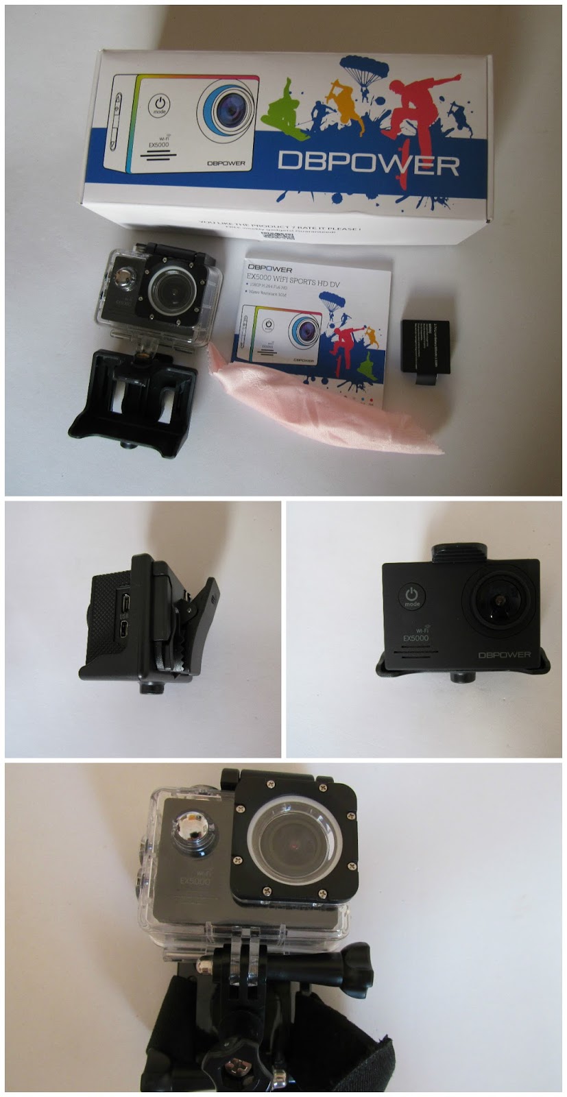 Review Probando Productos: Cámara deportivas EX5000 WIFI, DBPOWER