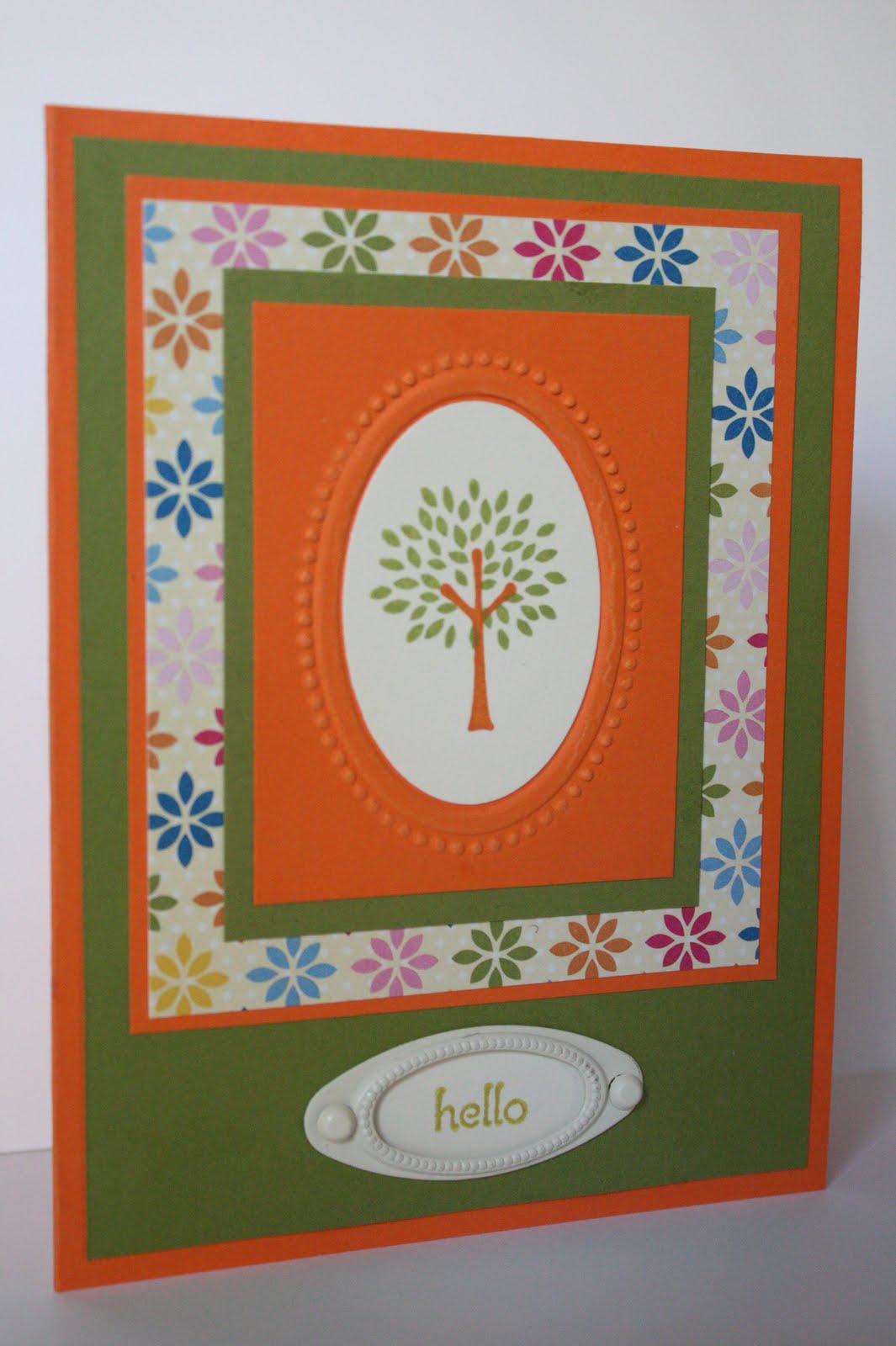 The Pursuit of Stampin'ess: Trendy Trees and Designer Frames textured ...