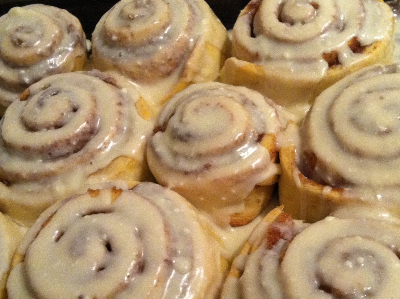 Flying Lion: Cinnamon Rolls with Cream Cheese Frosting