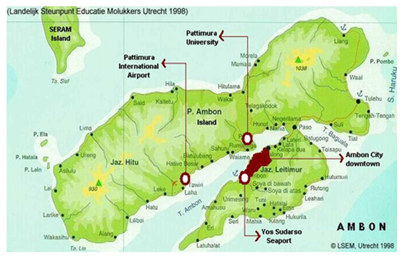 Pariwisata Ambon : INFO MENUJU KOTA AMBON DARI BANDARA PATTIMURA AMBON ...