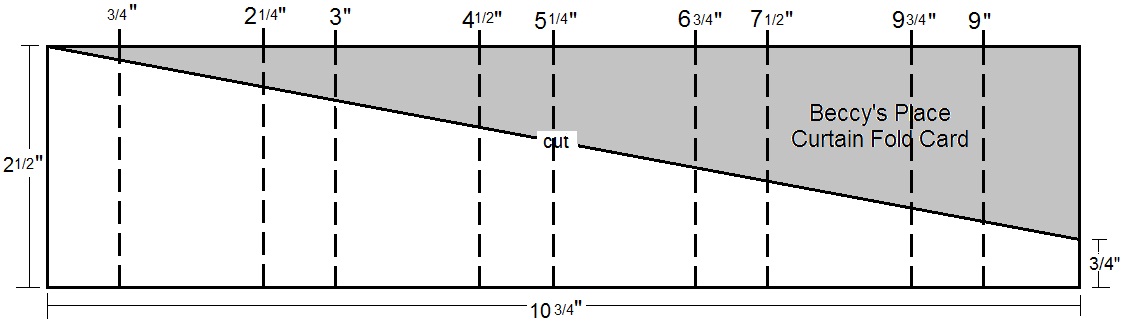 Beccy's Place: Tutorial - Curtain Fold Card
