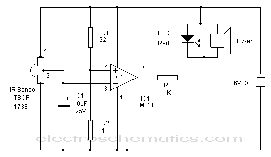Subham's Electronics Circuits World: Security system based circuits