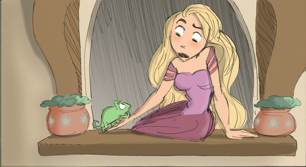 Living Lines Library: Tangled (2010) - Storyboards, Pack 1