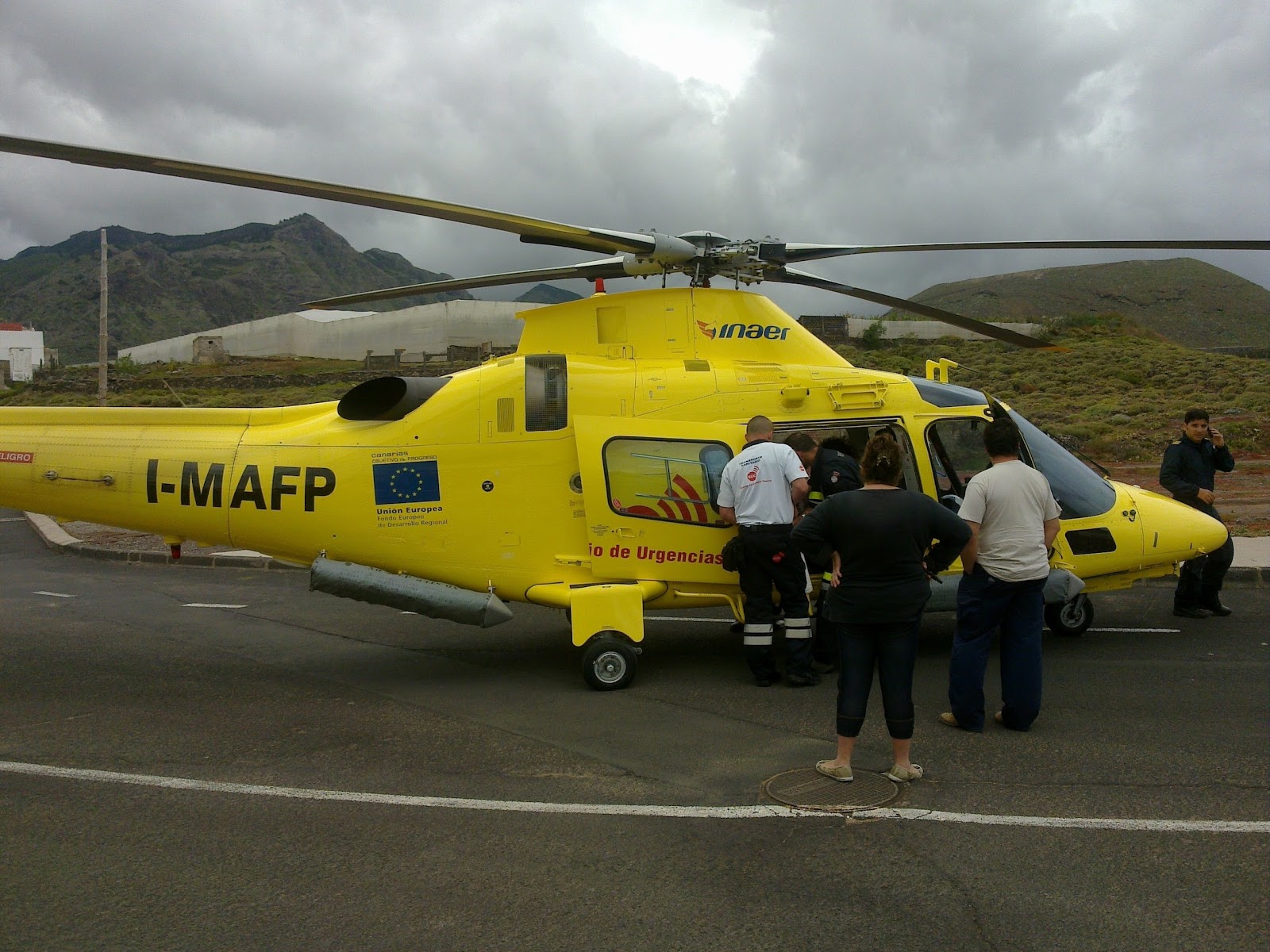 TECNICOS DE EMERGENCIAS SANITARIAS: SERVICIO AH-40 EN LOS SILOS