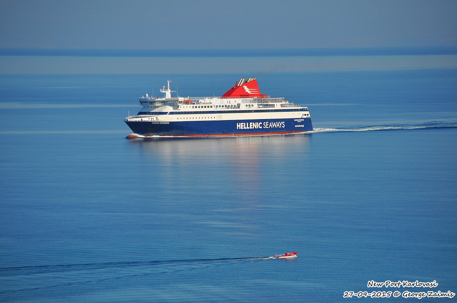 New Port Karlovassi: 31 Μαιου η επιστροφη του Nησος Μυκονος