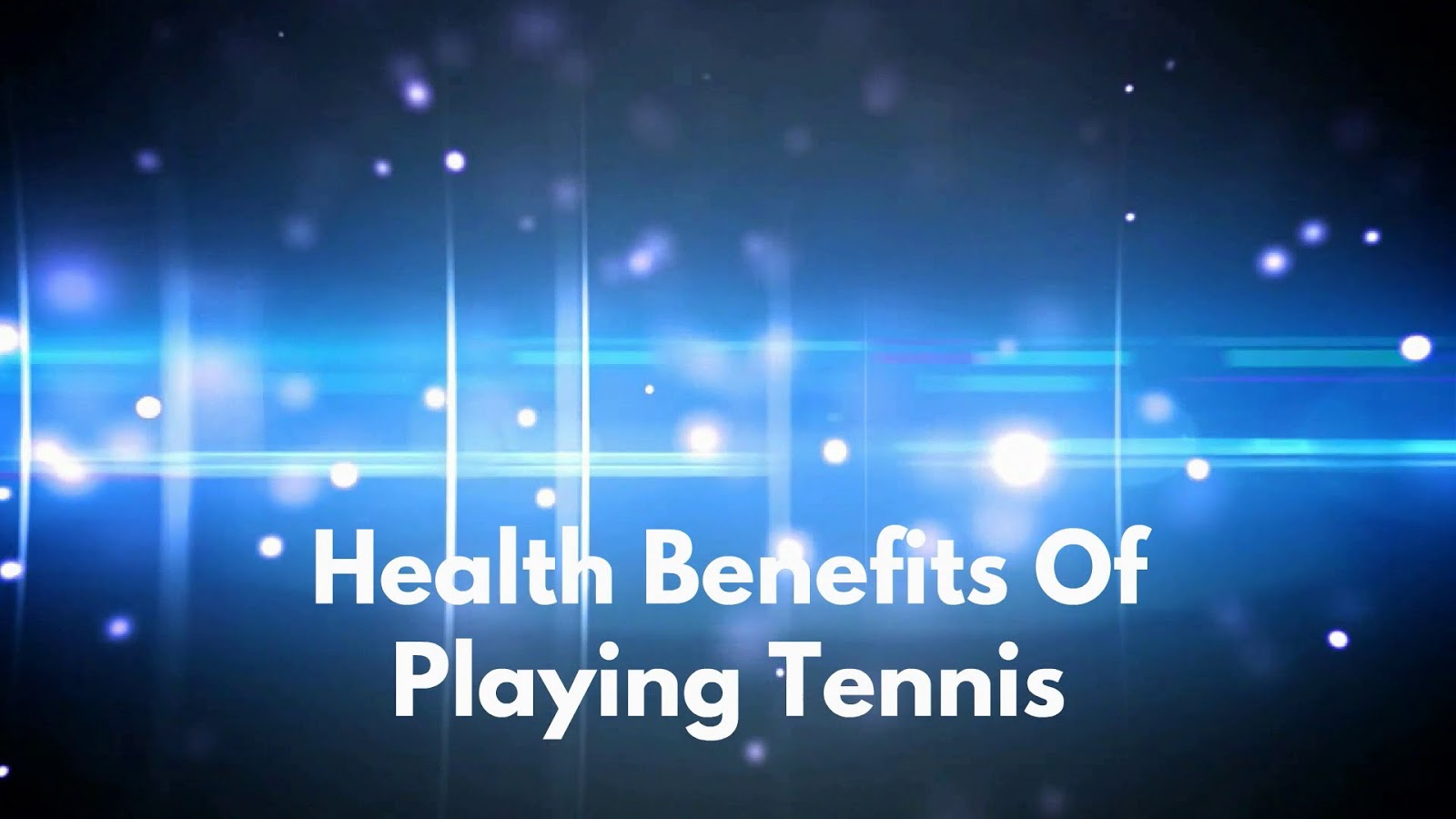 TIMELESS TENNIS: Tennis Topic of the Day: 5 Health Benefits of Playing ...