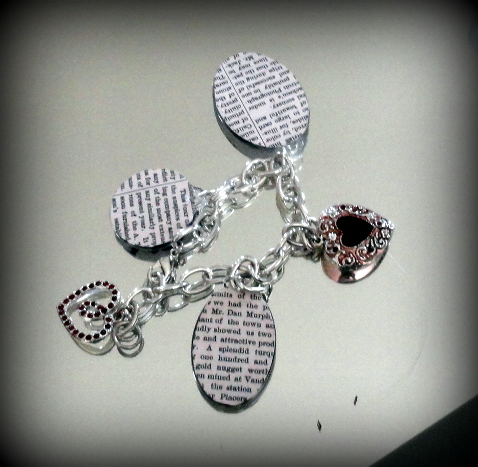 Mod Podge Silhouette podgeables charm bracelet