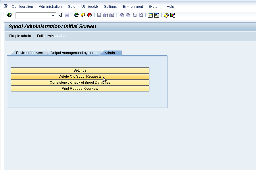 SAP ABAP Tips and Tricks: Clear or Delete SPOOL Request