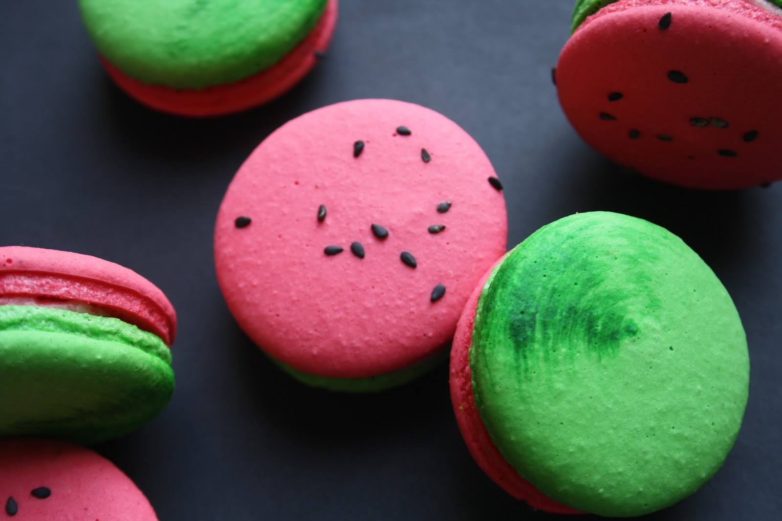 Floral Frosting: Watermelon Macarons