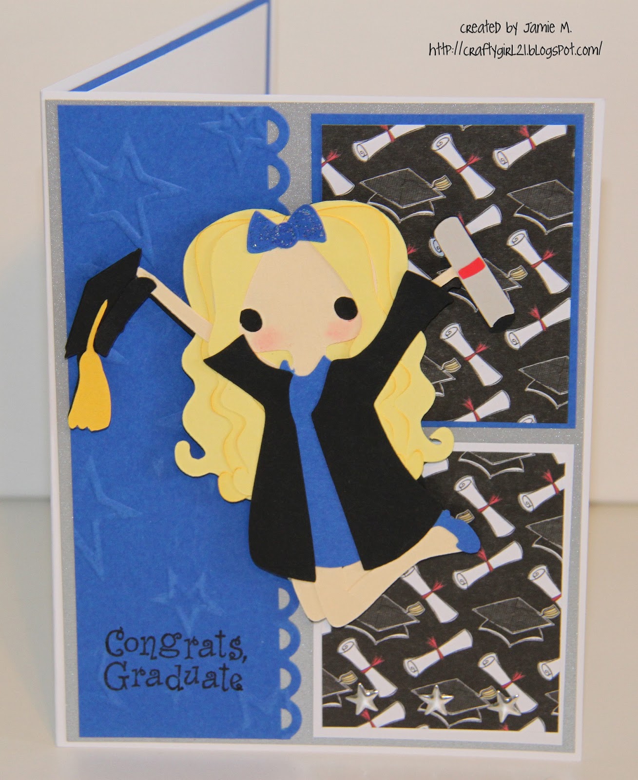 Crafty Girl 21!: SSS214 Grad Card