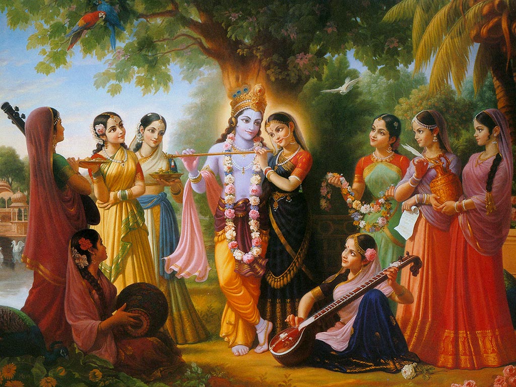 Bhakti Wallpaper — Radha Krishna