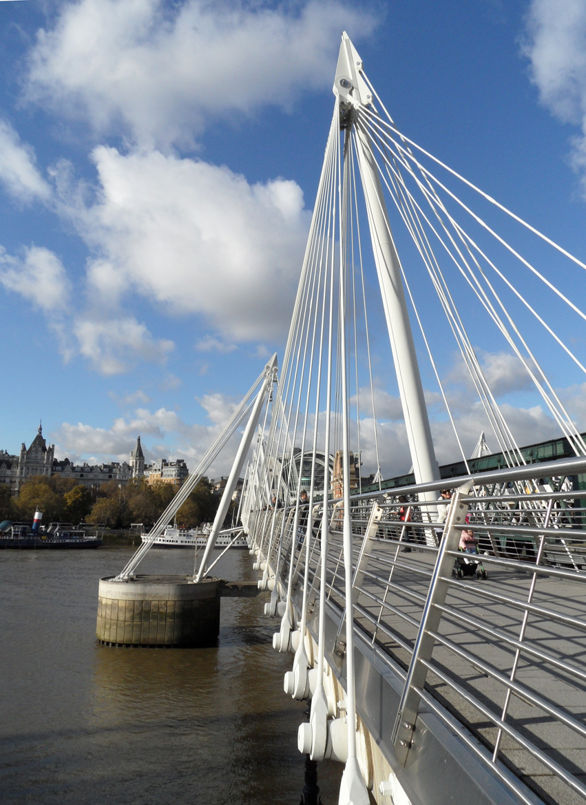 The Happy Pontist: London Bridges: 29. Golden Jubilee Footbridges ...