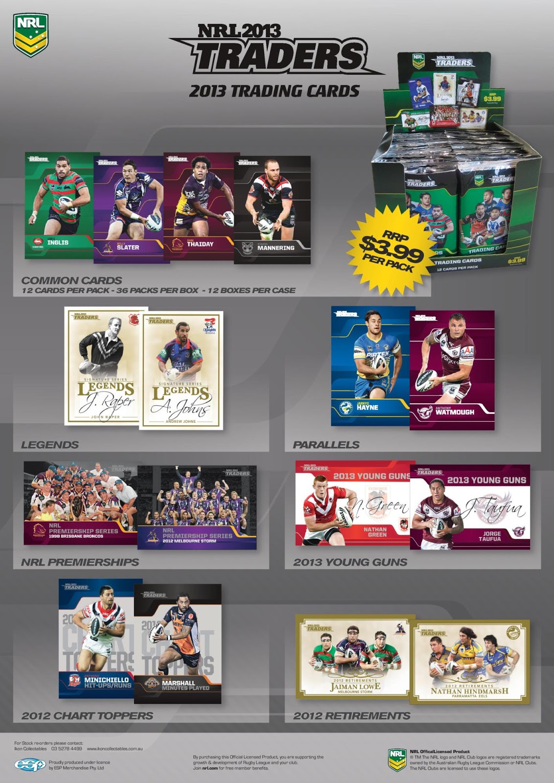 Flyer + Insert Ratios + Sneek Peek - ESP NRL Traders | warkop