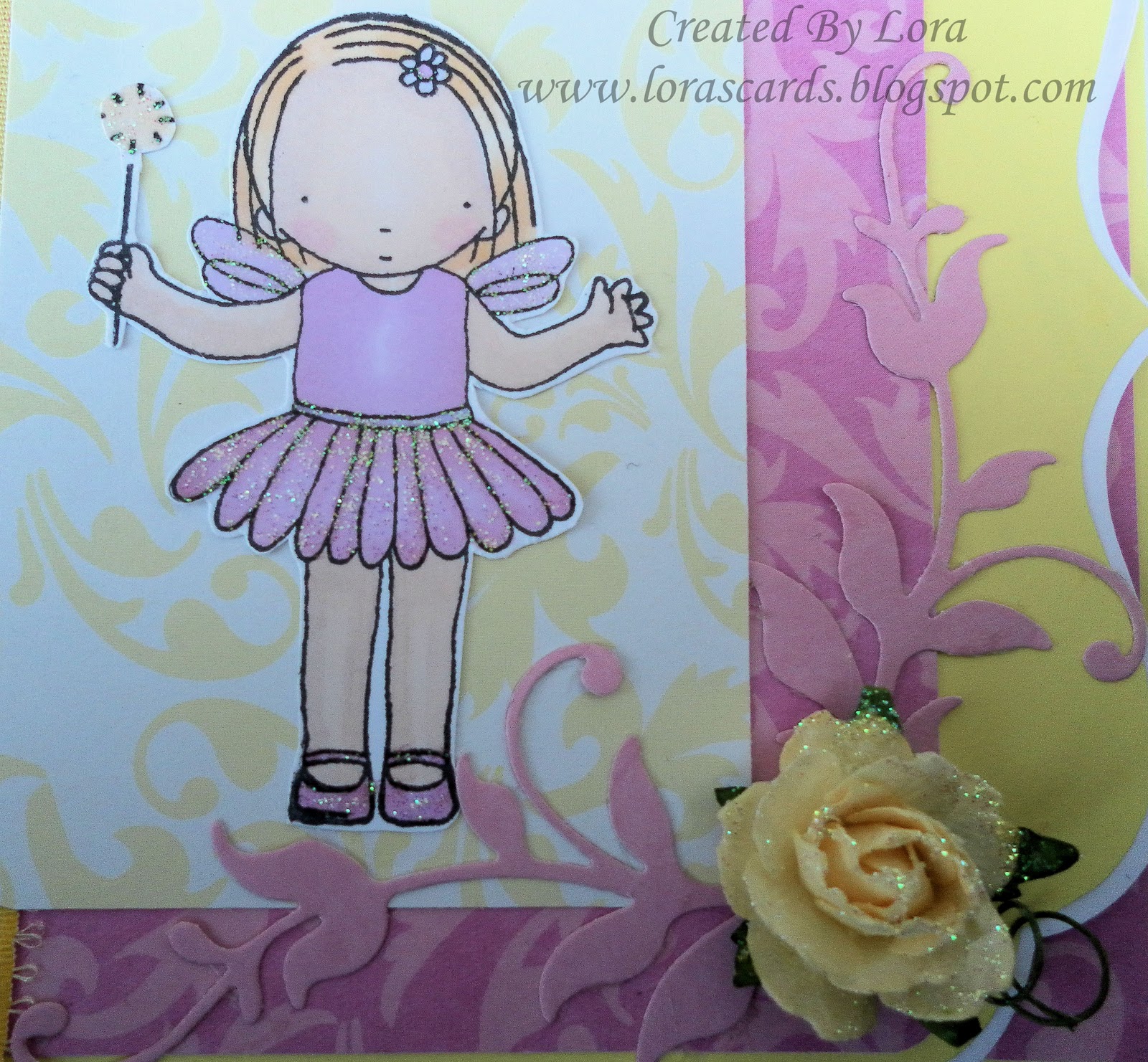 Loras cards: By The Cute and Girly Blog Hop