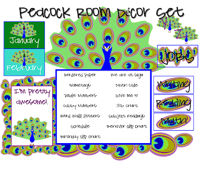 The Go To Teacher: Love me some PeACocKs!