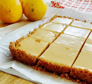 creamy lemon squares | Cake And Bakery