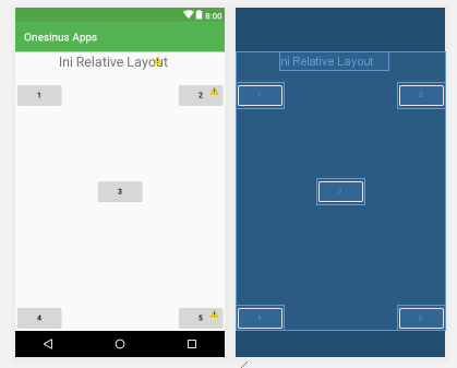 Android Studio Layout Relative Example