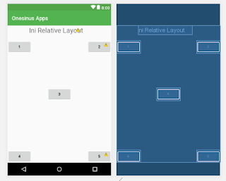 Android Studio Layout Relative Example