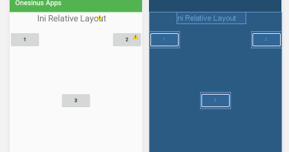 Android Studio Layout Relative Example