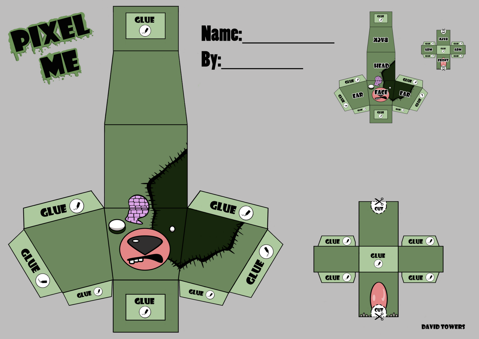 Pixel Towers: Pixel Me Designs