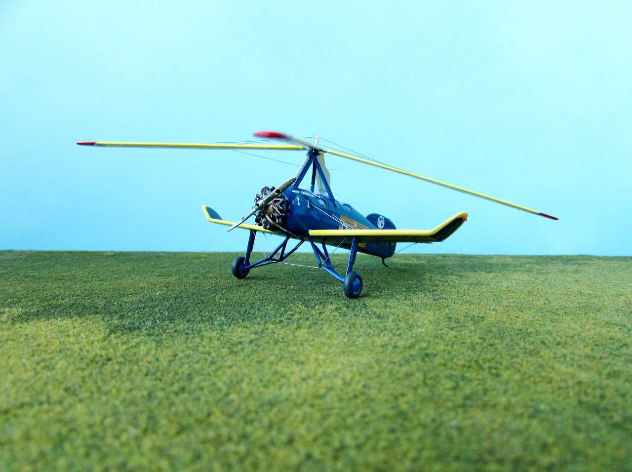 Wings of Intent: Pitcairn Autogyro HO scale completed (Williams ...
