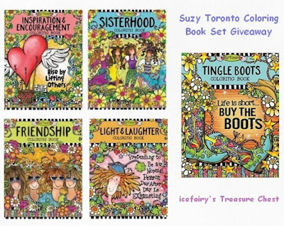 Suzy Toronto Coloring Book Set Giveaway {World Book Day Giveaway Hop}