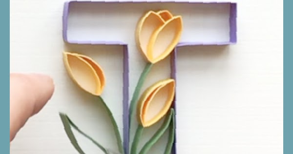 Welcome to Paper Zen ~ Cecelia Louie: Quilling Letter T and How to Make ...