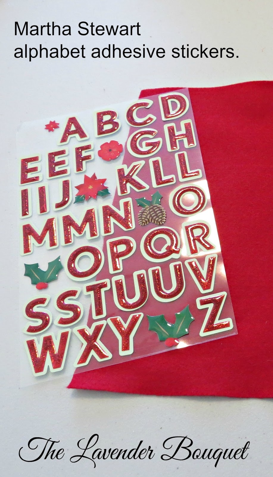 The Lavender Bouquet: DIY THE CANDY CANE ENVELOPE