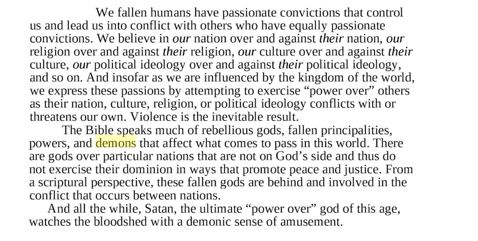 RF Bible Study: The Present Evil Age Bible study handout