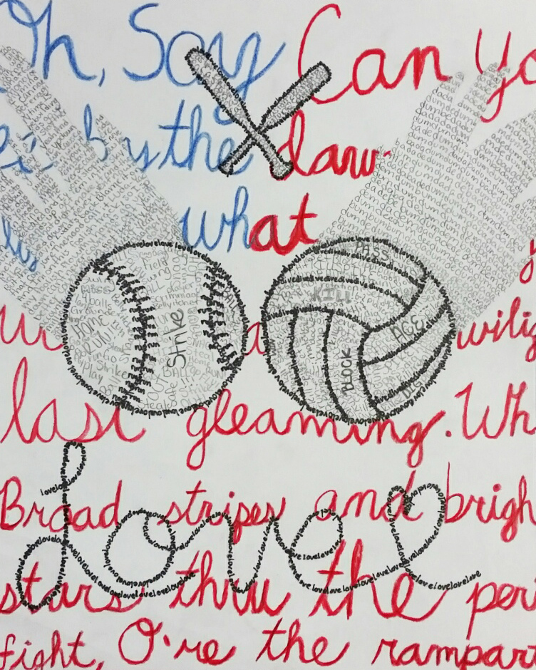 Jerdee's Art Classes: Drawing A | Text Drawings