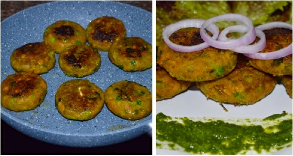 exotic-n-easy cooking: Mutter dry fruit Kebab (green pea cutlet)