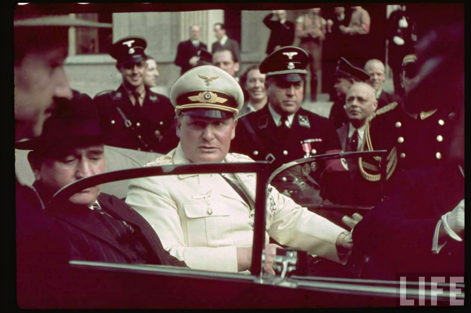 World War II in Color: Edouard Daladier and Hermann Göring during ...