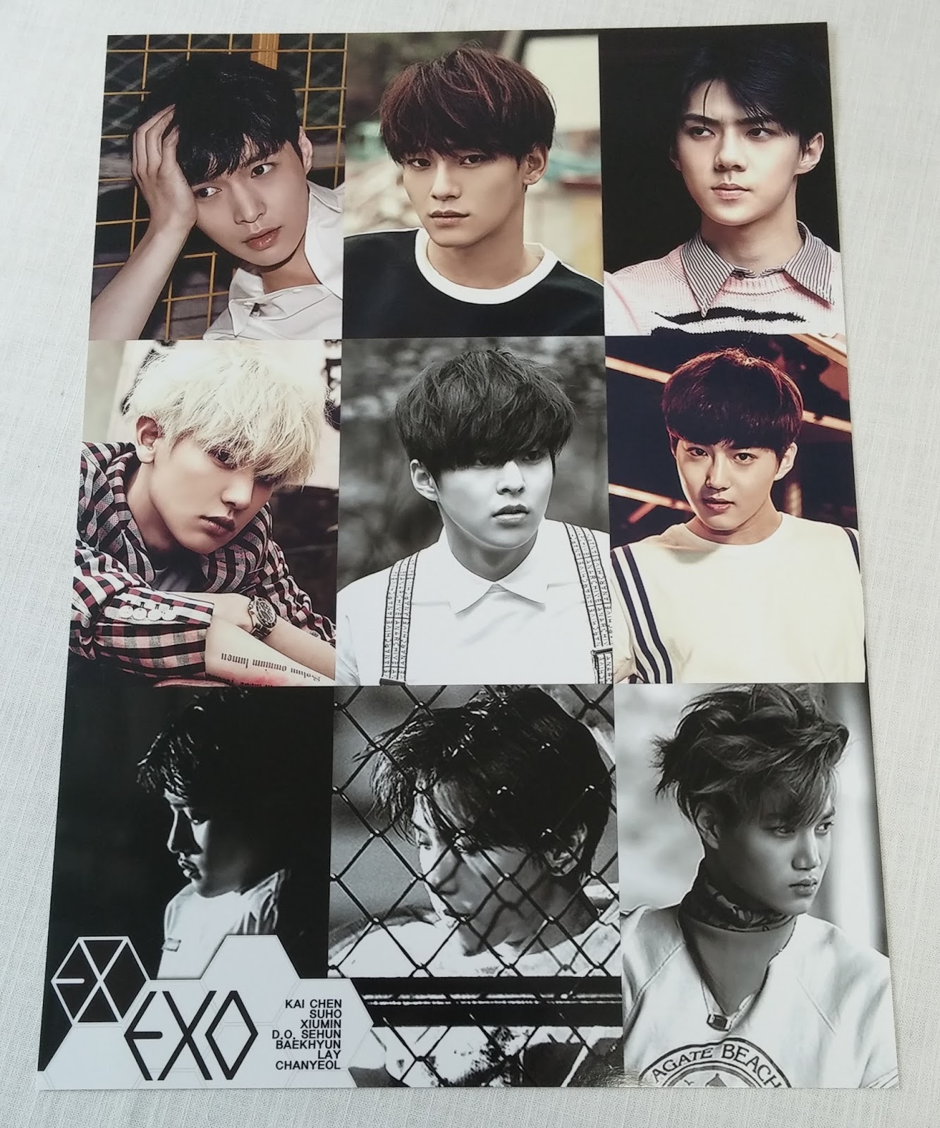 Hyuny's Collection: EXO Photo Poster A3 Bromide KPOP Star Gift HardTube ...