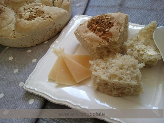 aceite y chocolate: pan flor