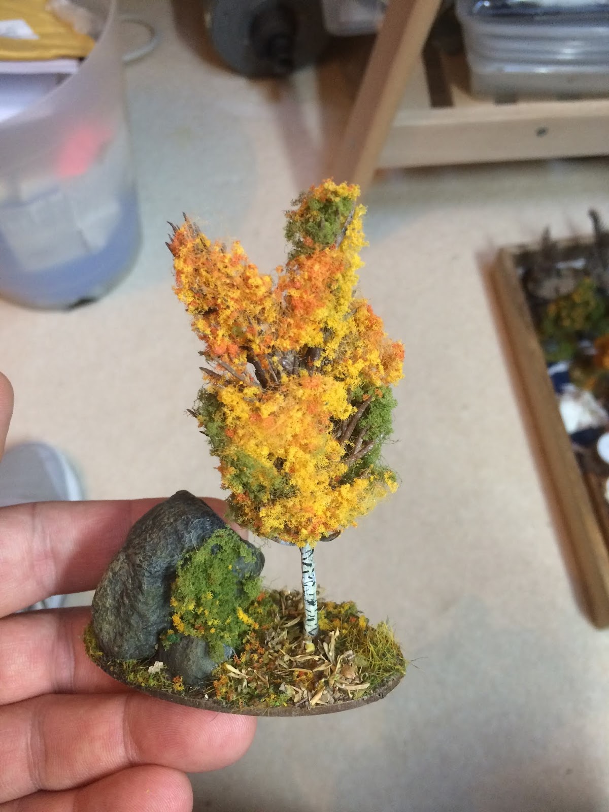 iron mitten: American ground cover flock for basing ACW / AWI