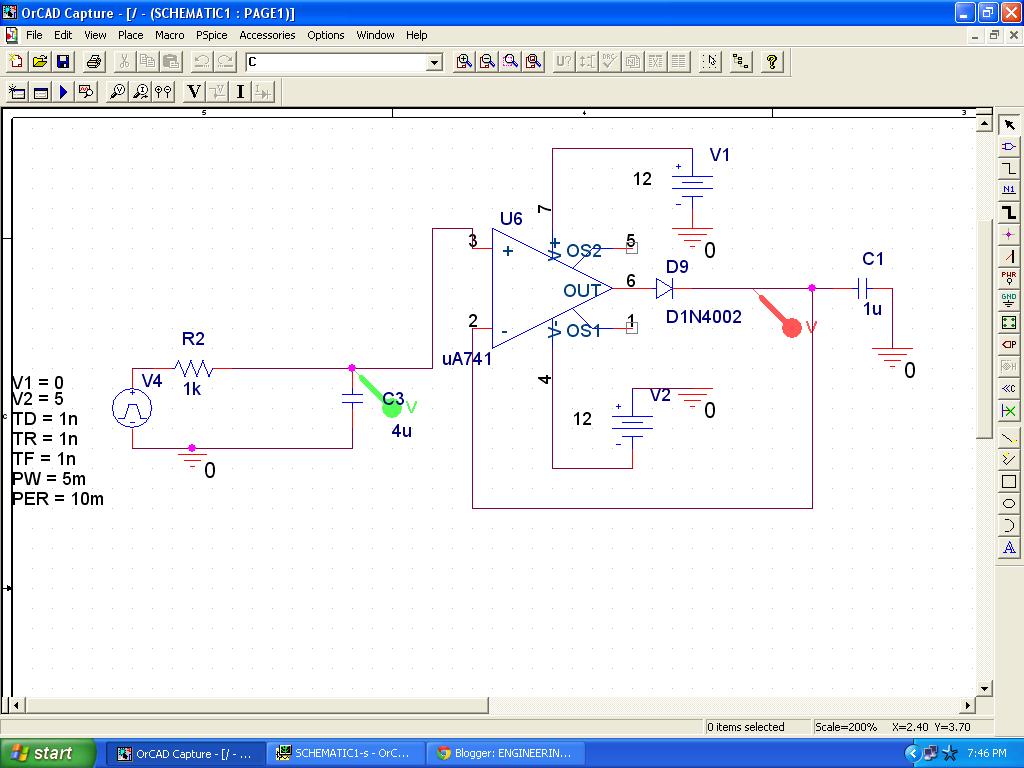 Signals and Systems: Peak detector