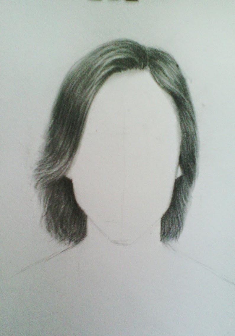 KINGKIN LA ROSE: Cara Menggambar Rambut realistik dengan pensil/ How to ...