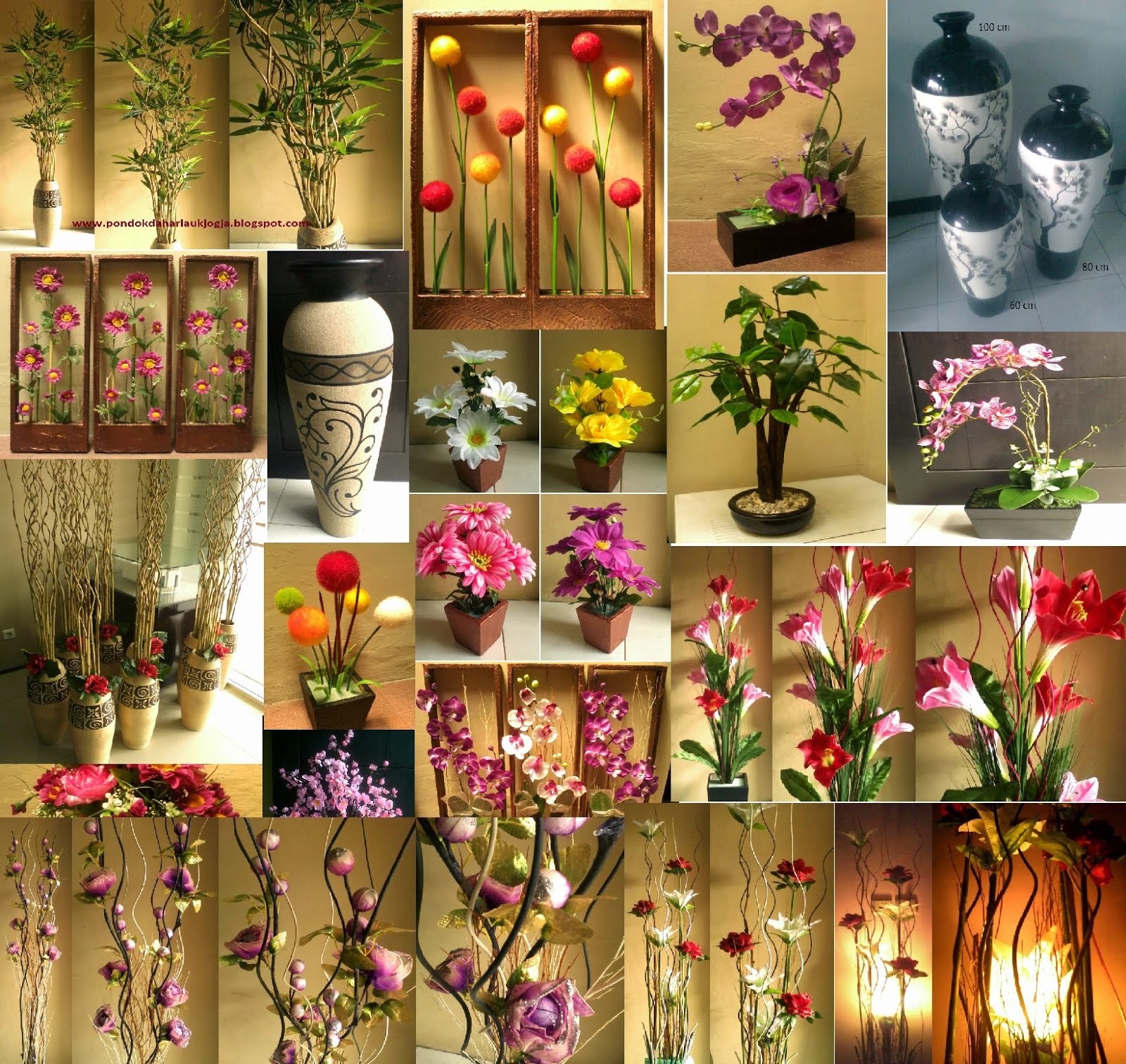 Pondok Dahar Lauk Jogja: Bunga Rangkai Kecil Tabletop @ Lauk Jogja ...