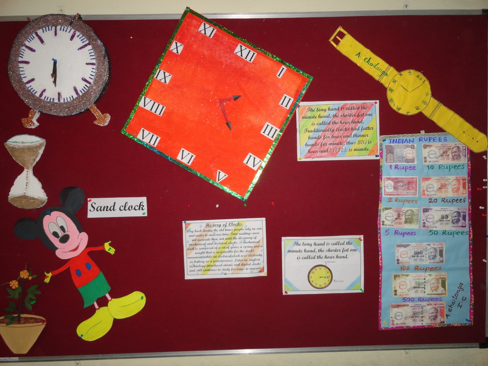 Slate - The School, Karmanghat: Maths Theme Day (Softboard Board Display)