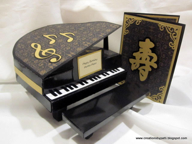 Creations by Patti: Grand Piano Treat Box